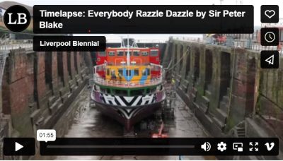 Sir Peter Blake: Dazzle Ferry - Liverpool Biennial