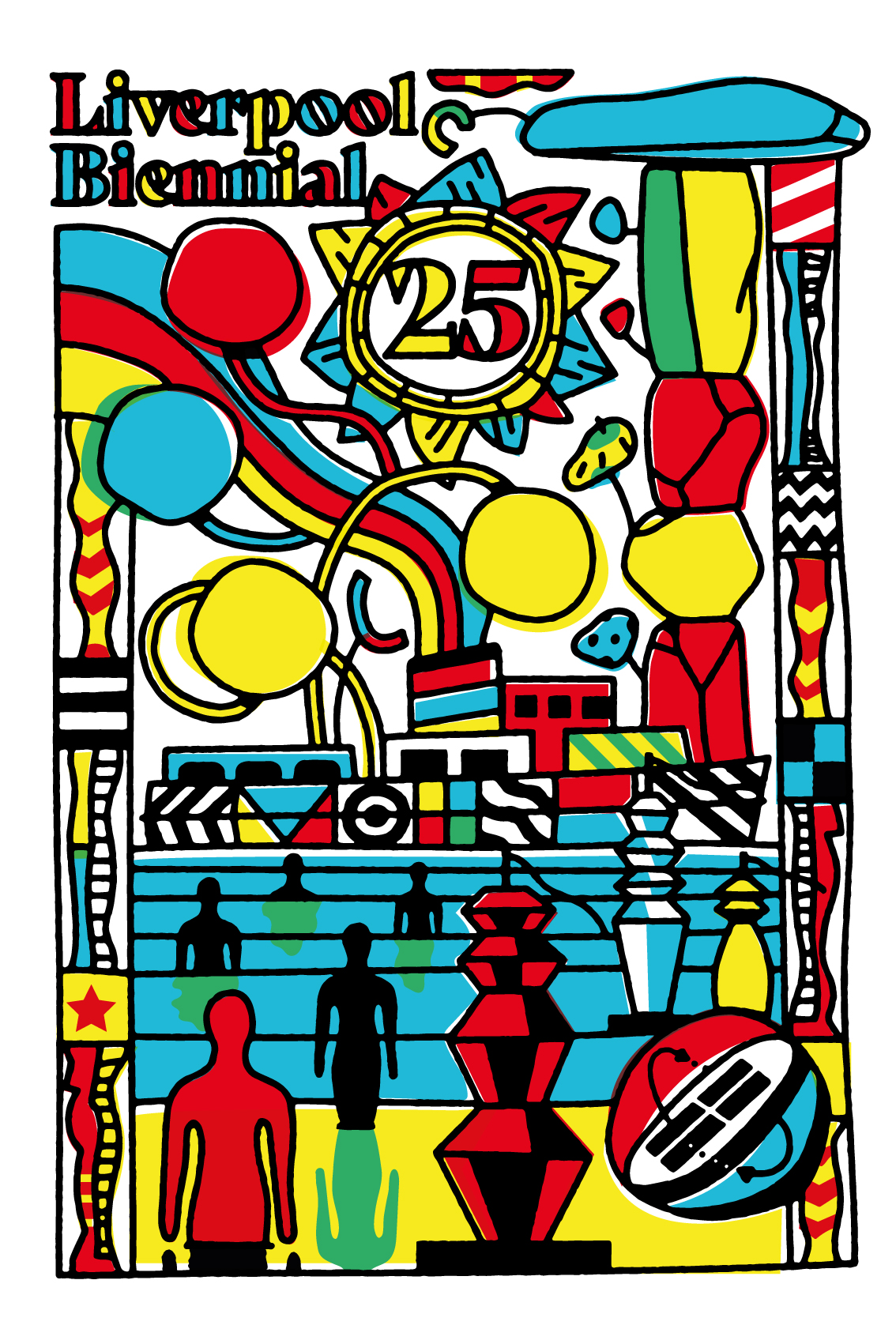 Liverpool Biennial 25th Anniversary Tea Towel - Liverpool Biennial